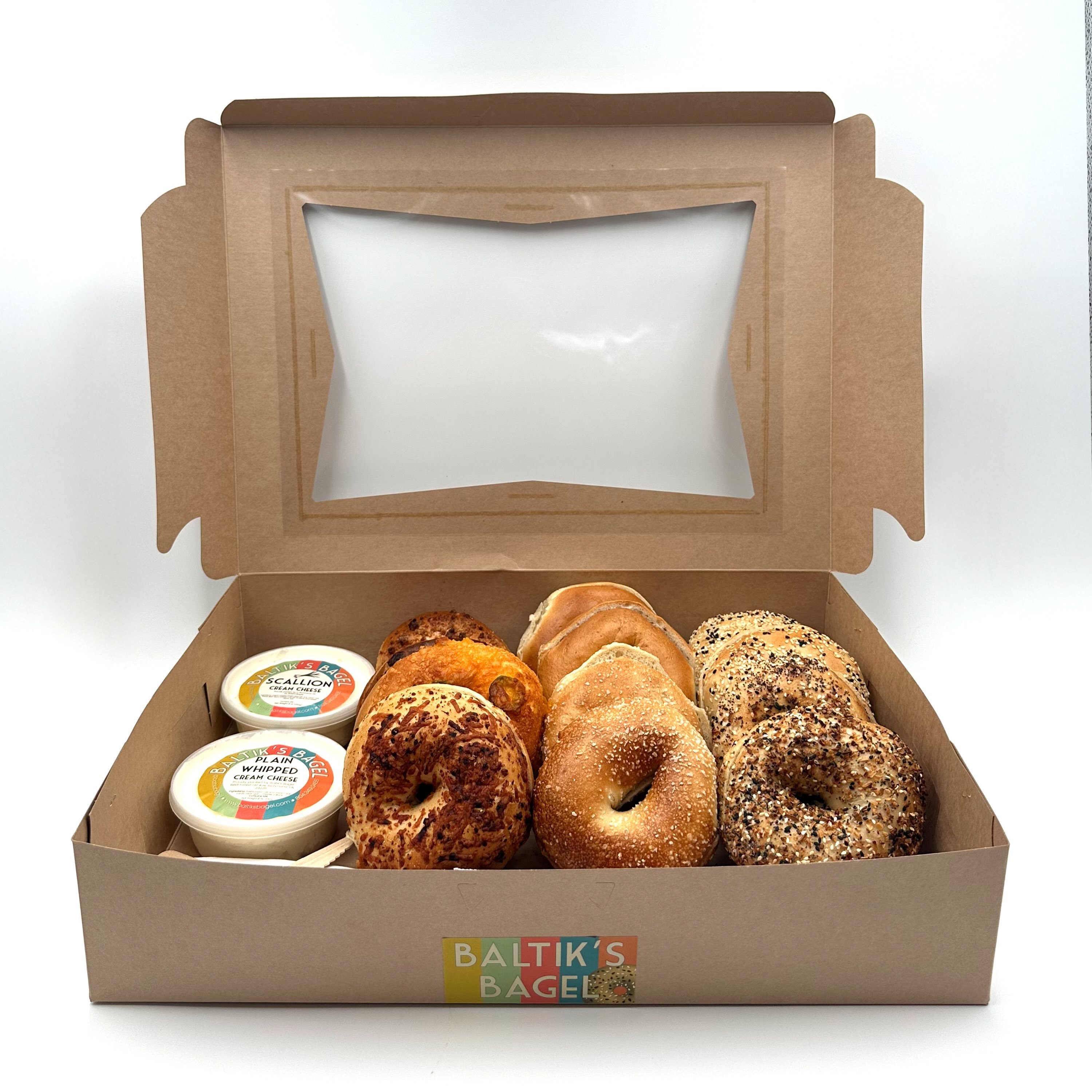 Office Hero - 12 Assorted Bagels & 2 Cream Cheeses