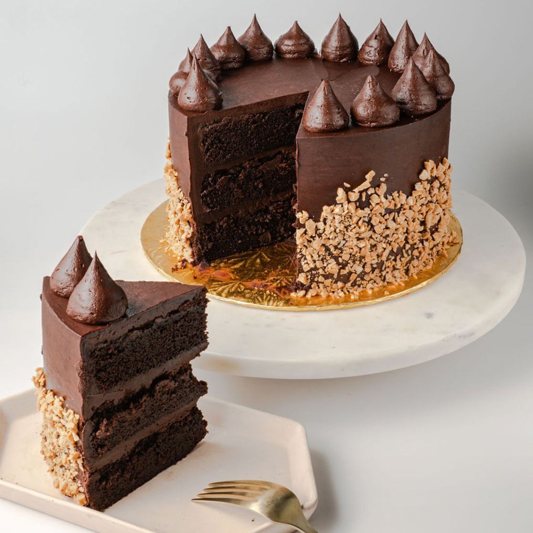 Chocolate Toffee Cake