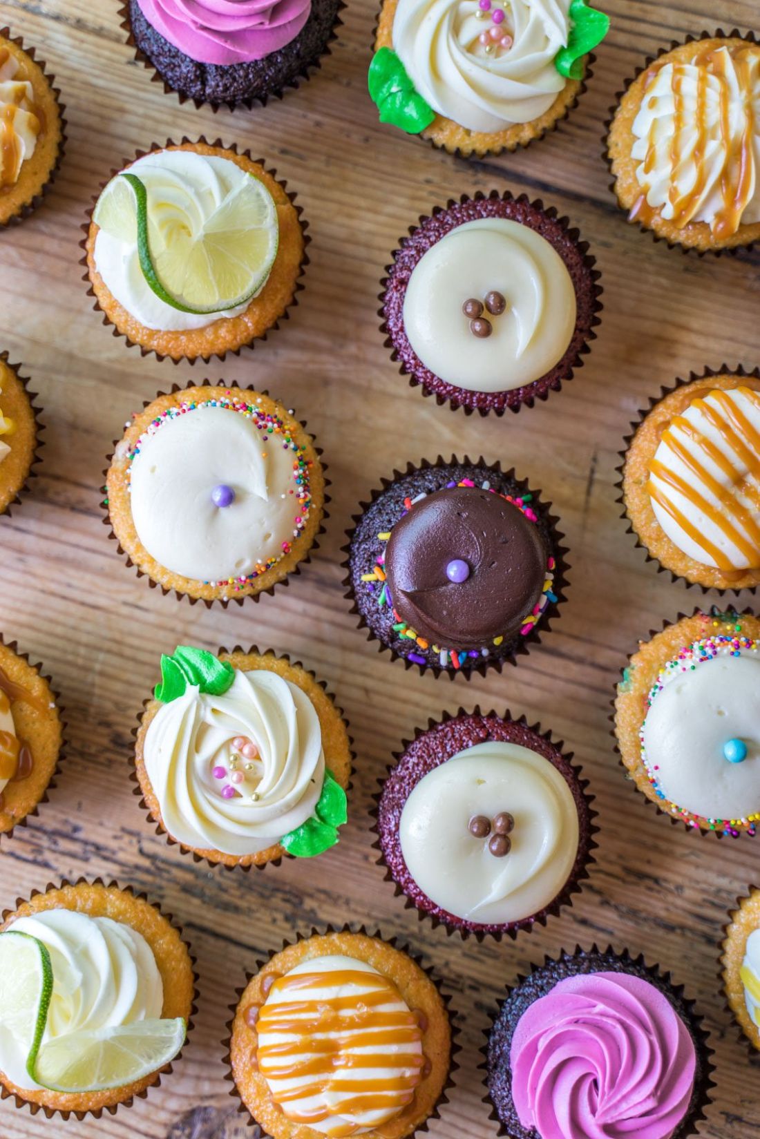 A Discounted One Dozen Assortment - Mini Cupcakes