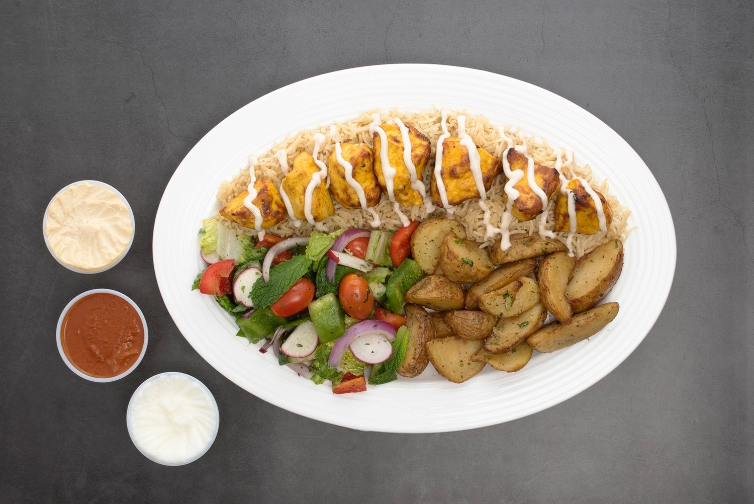 Chicken Shish Tawook Plate