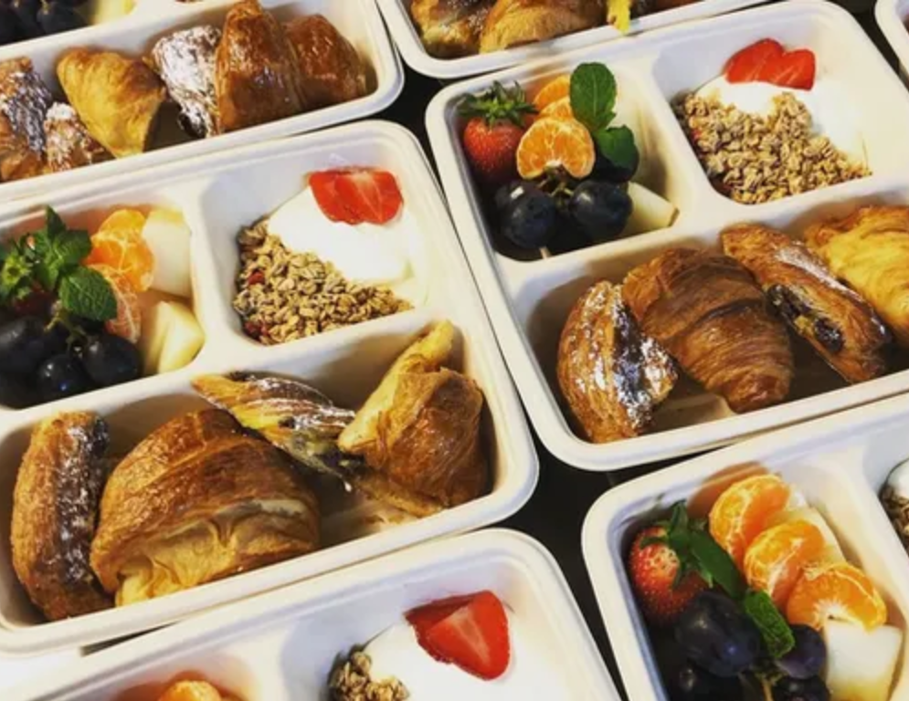 Continental breakfast box