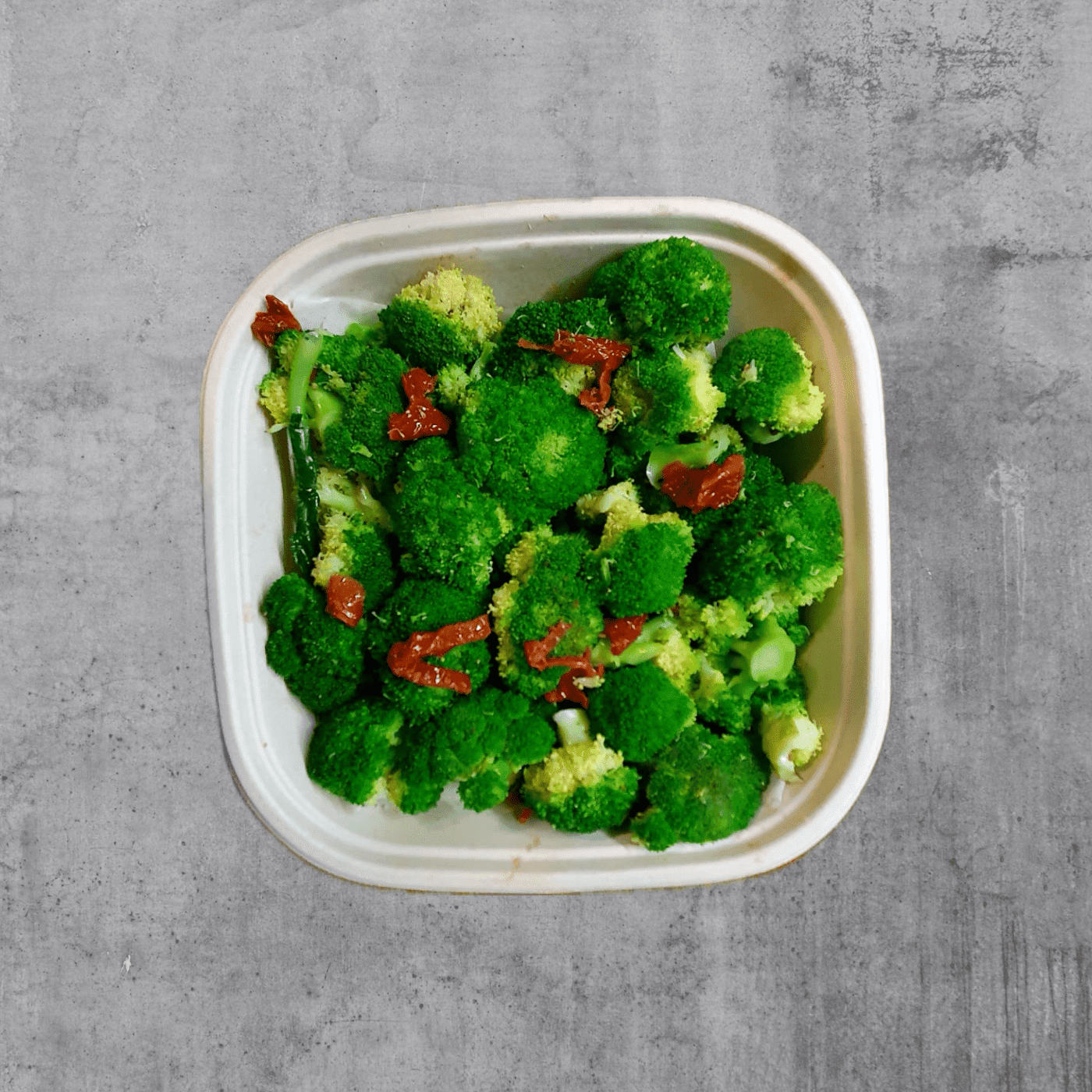 Broccoli and feta salad