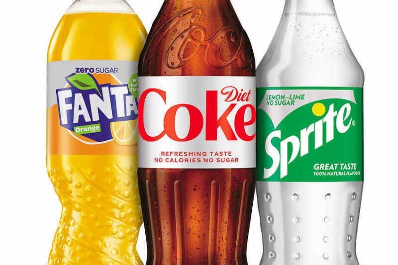 Assorted fizzy bottles