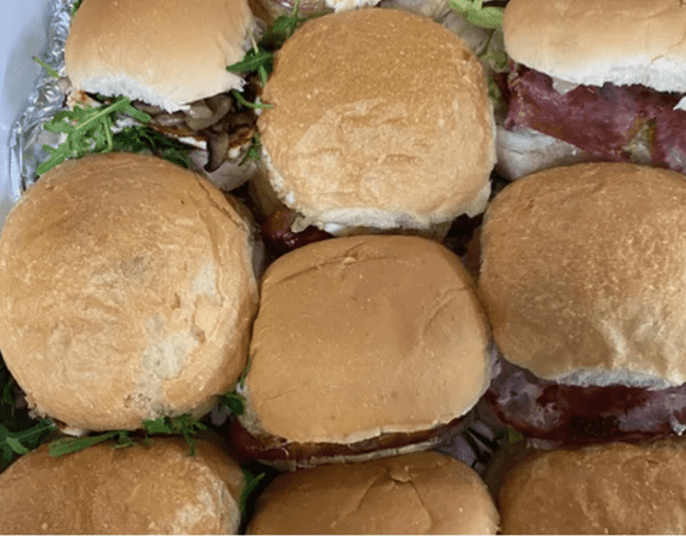 Signature breakfast roll box