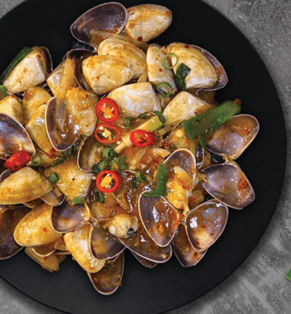 Cooked Live Pippies (1kg) + Noodles