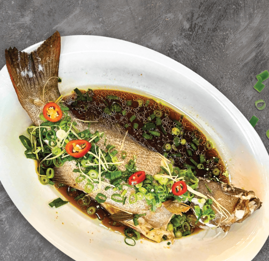 Cooked Whole Baby Barramundi (650-750g)