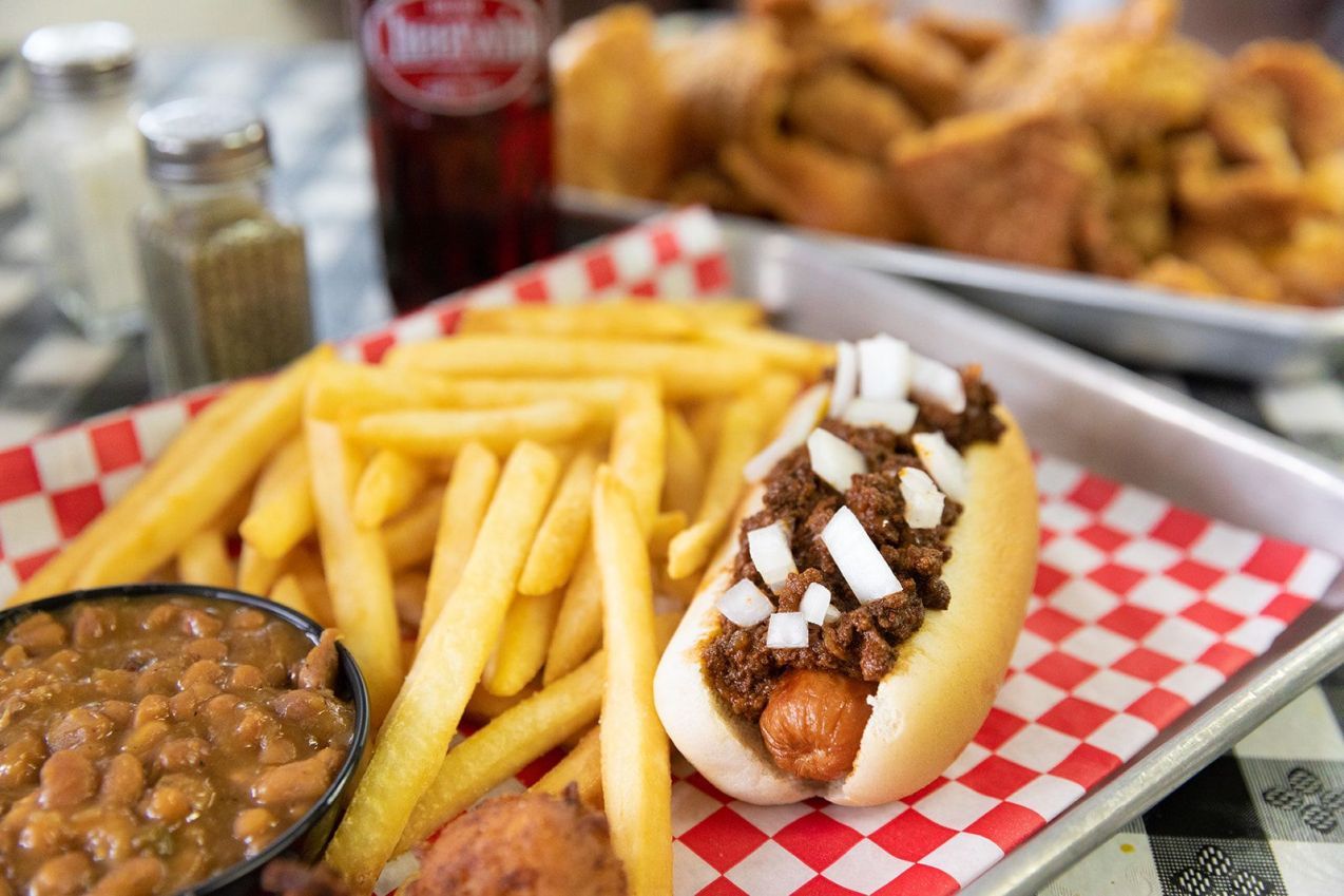 Homemade Chili Dog