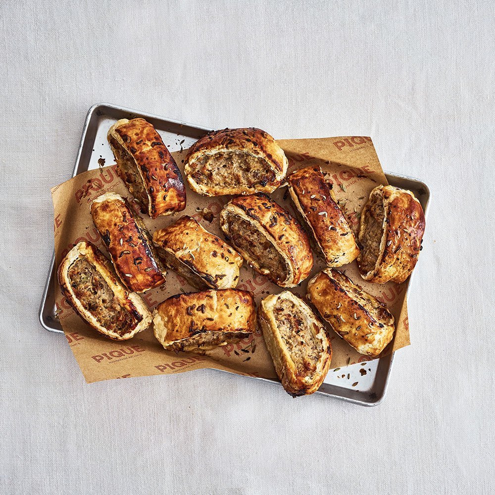 Caramelised Onion & Thyme Sausage Rolls
